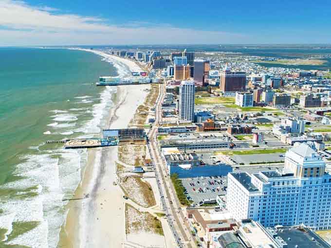 From above, this island town reveals its true character: miles of untouched coastline where serenity is the main attraction.