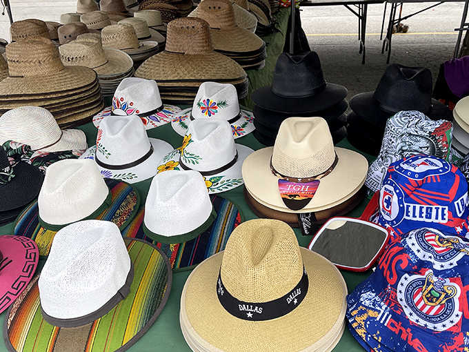 Traditional straw hats provide the perfect solution for keeping sun off your face while browsing all day long.