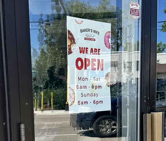 Open daily from 6 AM to 6 PM, giving you twelve full hours to make your donut dreams come true.