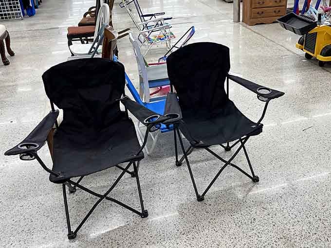 Camping chairs at bargain prices mean your next outdoor adventure just became significantly more comfortable and affordable.