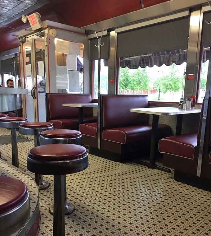 Those burgundy booths have hosted countless conversations, first dates, and post-exam celebrations over the decades.
