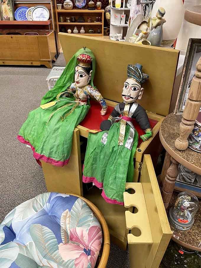 Vintage puppets that are either charmingly quirky or the stuff of nightmares, depending on your childhood experiences.