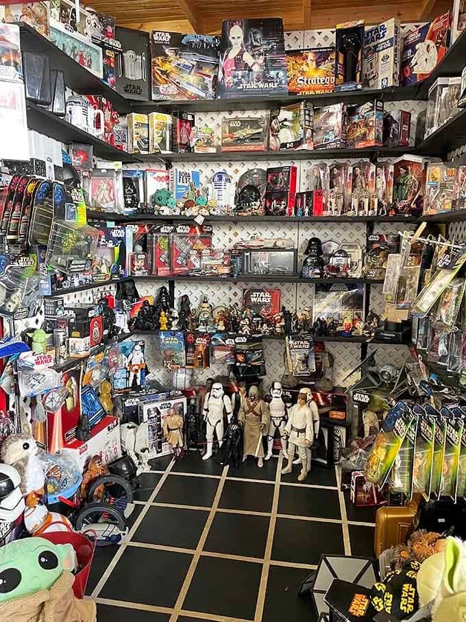 Star Wars collectors, your childhood dreams are calling from these shelves, and they're surprisingly affordable these days.