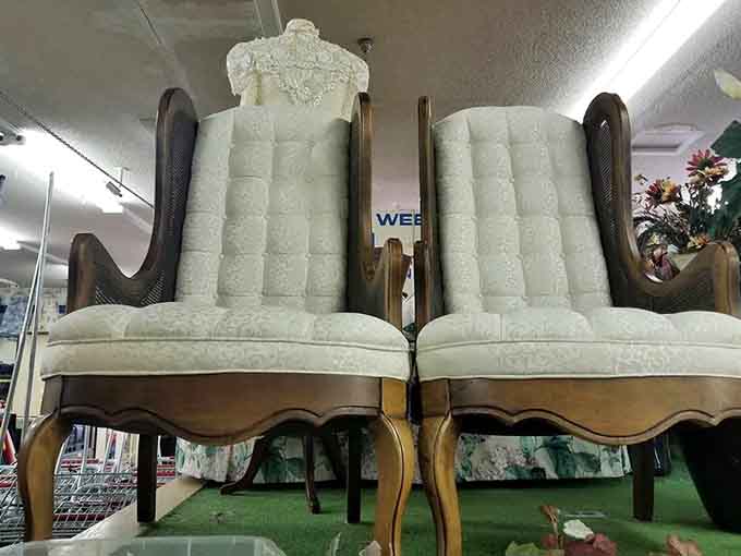 These elegant vintage chairs have more personality than most modern furniture, and stories those sleek designs will never tell.
