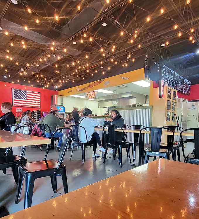 Real people enjoying real food in a space that feels welcoming from the moment you walk in.