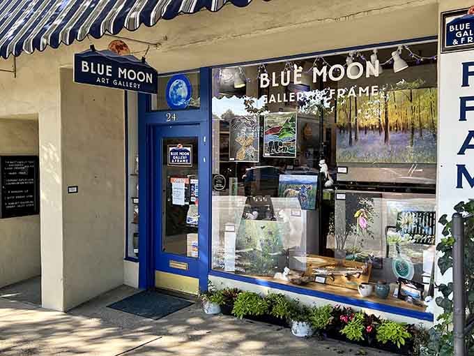 Blue Moon Gallery proves Brevard appreciates art in all forms, from vintage collectibles to contemporary works behind that distinctive blue door.