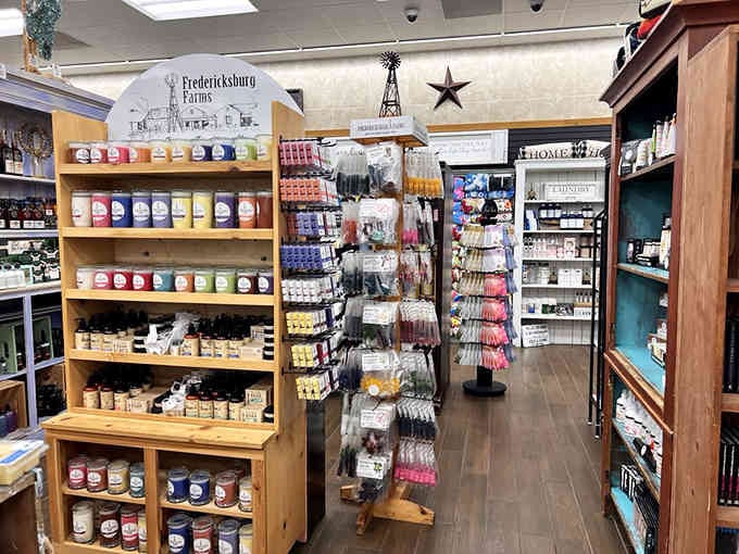 Candles and home fragrances fill an entire boutique-style section that feels transplanted from a fancy shopping district.