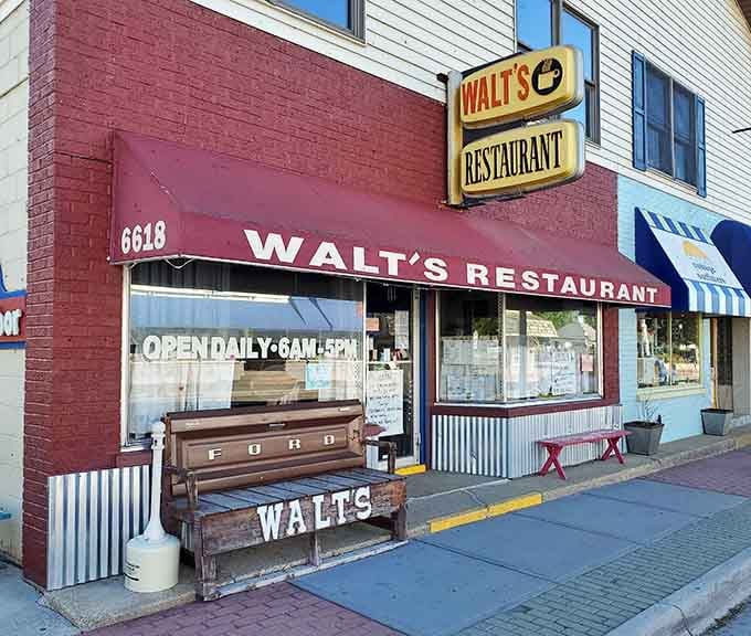 Walt's Restaurant has that classic small-town diner vibe where the coffee's always hot and the welcome's even warmer inside.