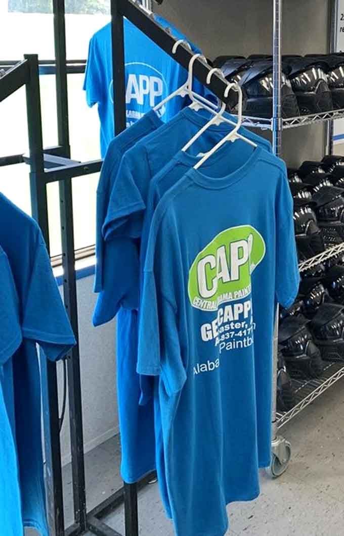 Take home a souvenir shirt so everyone knows you survived combat, even if your dignity didn't.