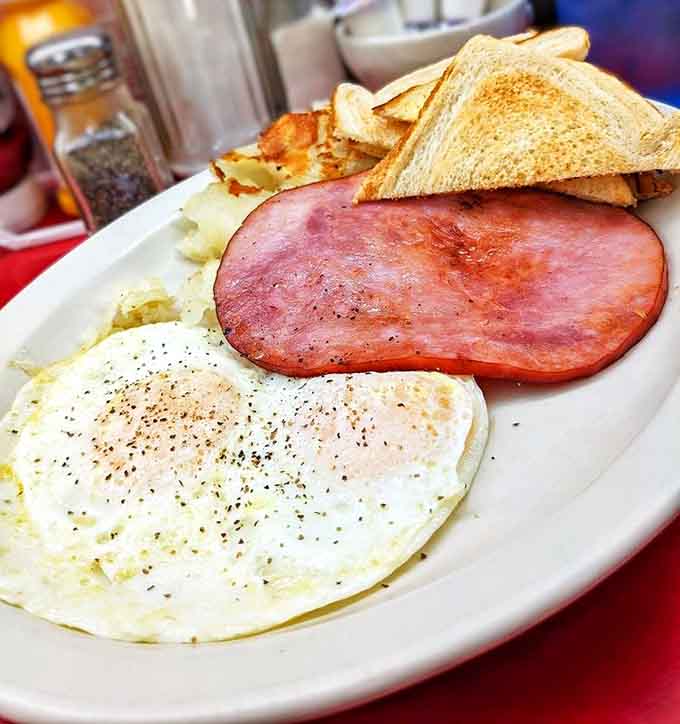 When your breakfast plate looks this good, you understand why people write songs about the most important meal.