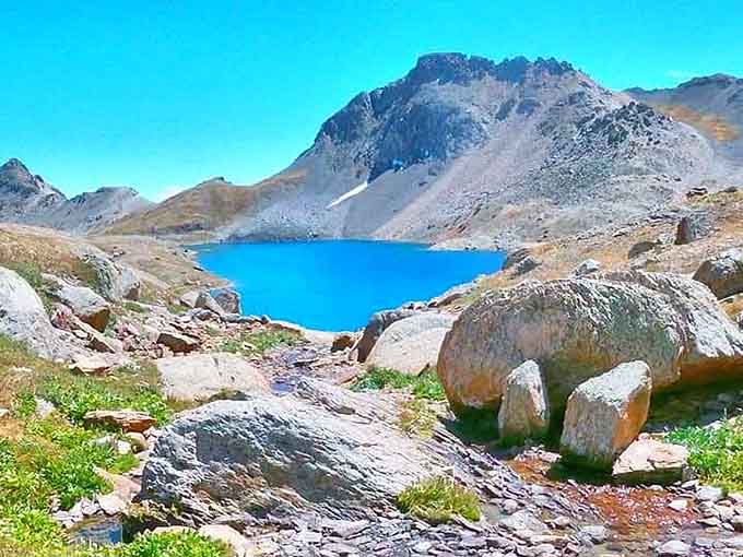 Rocky alpine terrain that makes you feel like you're hiking on another planet, but with better oxygen levels.