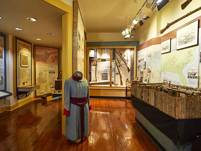 Museum displays bring 1860s river warfare to life without any of the actual danger or discomfort involved.
