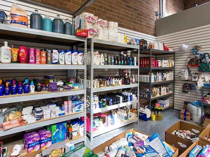 Personal care products stocked like a convenience store had a baby with your bathroom cabinet, and honestly, it works perfectly.
