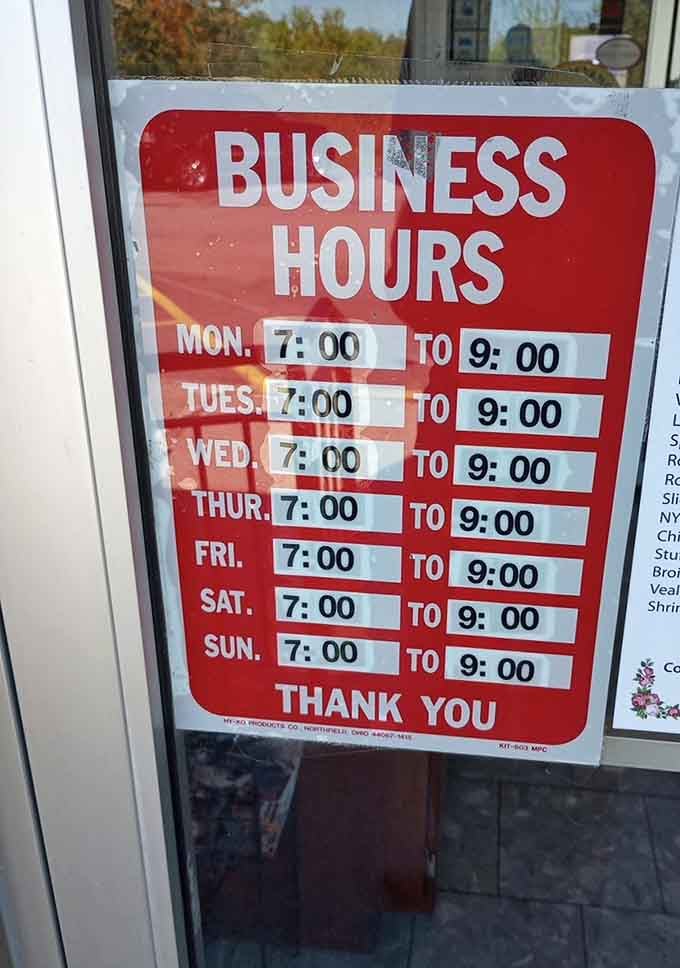 Open seven days a week from morning till night because good food shouldn't keep bankers' hours.