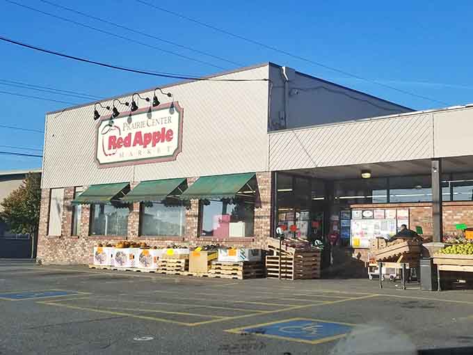 Prairie Center Market stocked with local goods that remind you supporting neighbors tastes better than corporate convenience.