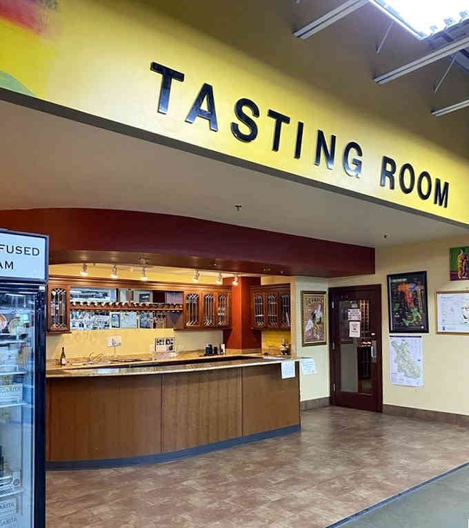 The tasting room offers a civilized way to explore new favorites without committing to full bottles immediately.