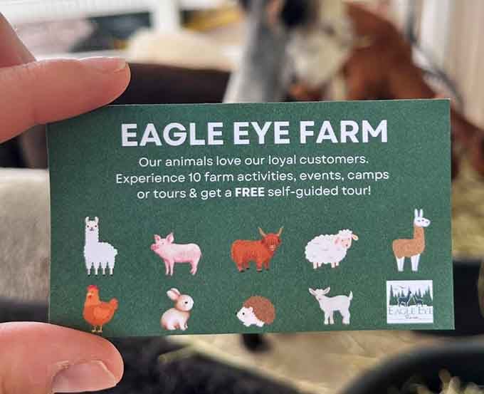 Ten farm activities on one card means you'll be back more often than your favorite diner.