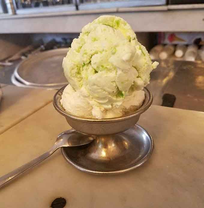 Coconut and pistachio together create flavor harmony that sounds weird but tastes like genius had an idea.
