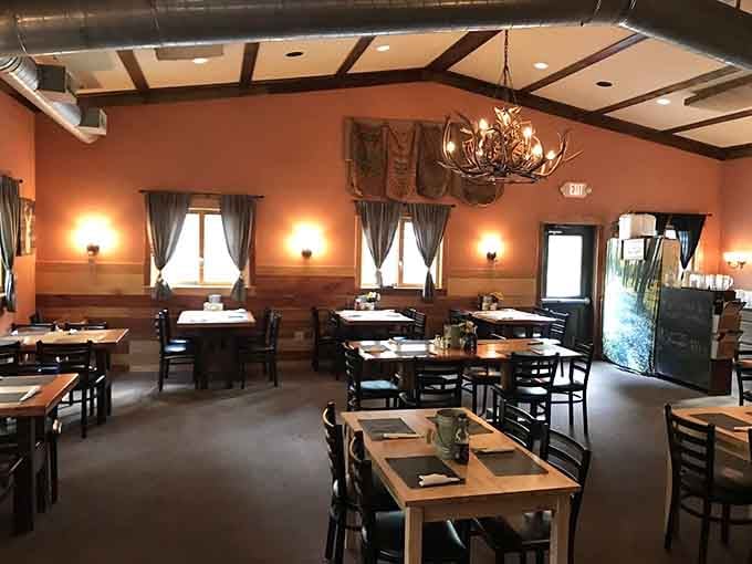 Spacious tables and soft lighting mean you can actually hear your dinner companions without shouting like you're at a rock concert.