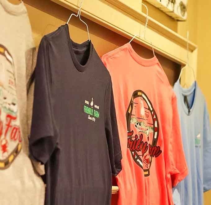 When a restaurant sells its own merchandise, you know people love it enough to become walking billboards for comfort food.