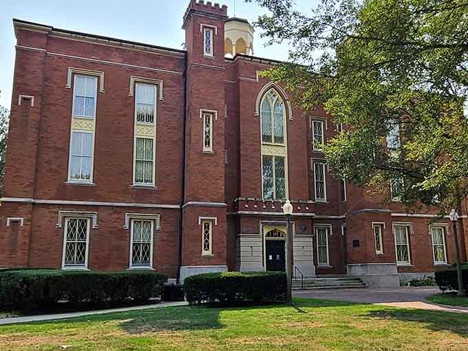 Old Main at Knox College stands as proof that some architecture never goes out of style.