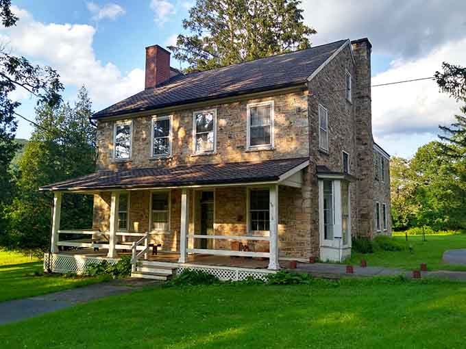 Historic stone homes whisper stories of families who called this iron-producing valley home generations ago.