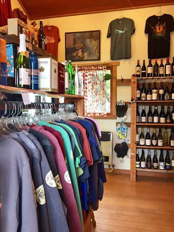 The island's general store blends wine, souvenirs, and local charm into one delightfully eclectic shopping experience you'll actually enjoy.