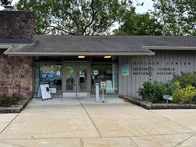 The visitor center provides modern amenities and context before you step back into Pennsylvania's industrial past.