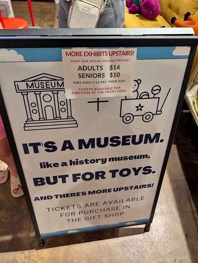 Admission that won't break the bank, because accessing your childhood memories should be affordable for everyone visiting.
