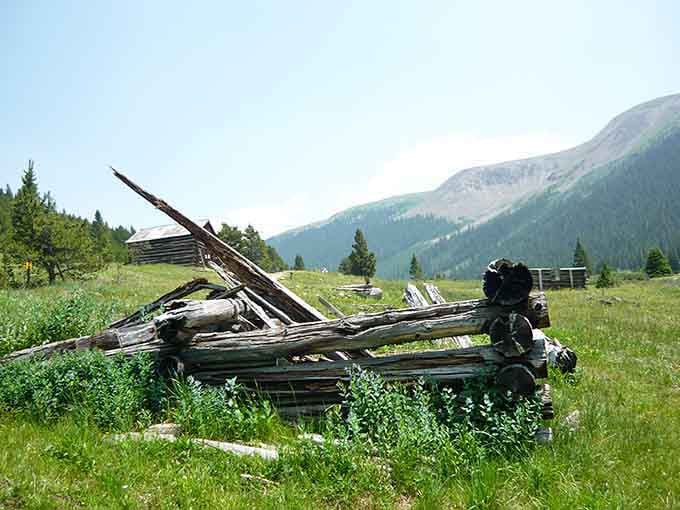 Gravity's winning this slow-motion battle, turning history into a very photogenic pile of authentic Western rubble.