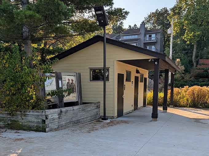 Even paradise needs practical amenities, and these facilities prove you can have both beauty and convenience.