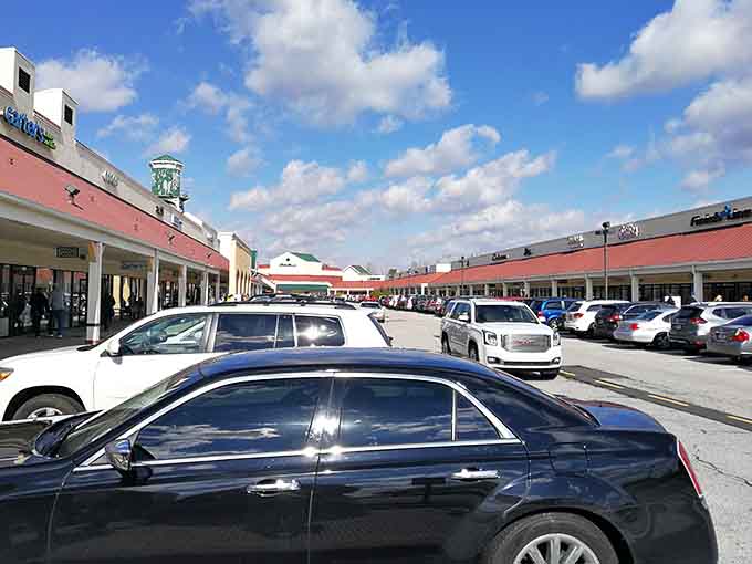 A parking lot with actual available spaces is basically the eighth wonder of the modern shopping world.