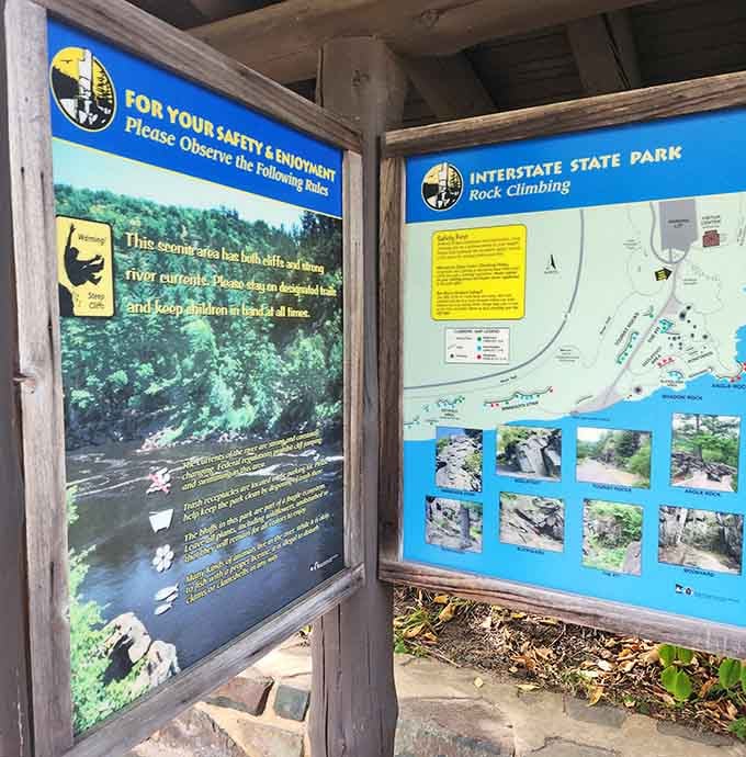 Information boards share the park's geological secrets without requiring a PhD to understand the fascinating details.