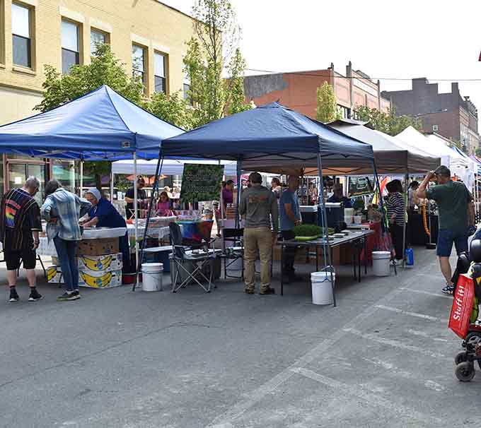 Farmers markets here mean actual farmers, real vegetables, and prices that won't require a second mortgage.