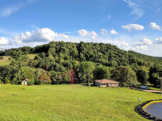 The mountain setting wraps everything in Kentucky's natural beauty, making the whole experience feel like a secret discovery.