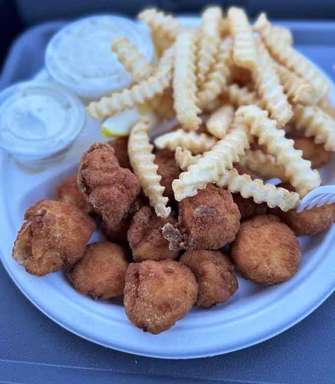 Those fried scallops with crinkle fries represent everything right about New Jersey seafood done the traditional way without pretension or apology.