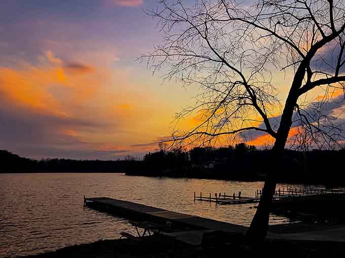 Sunsets at Lake Logan don't need filters, just eyes willing to stop and actually look.