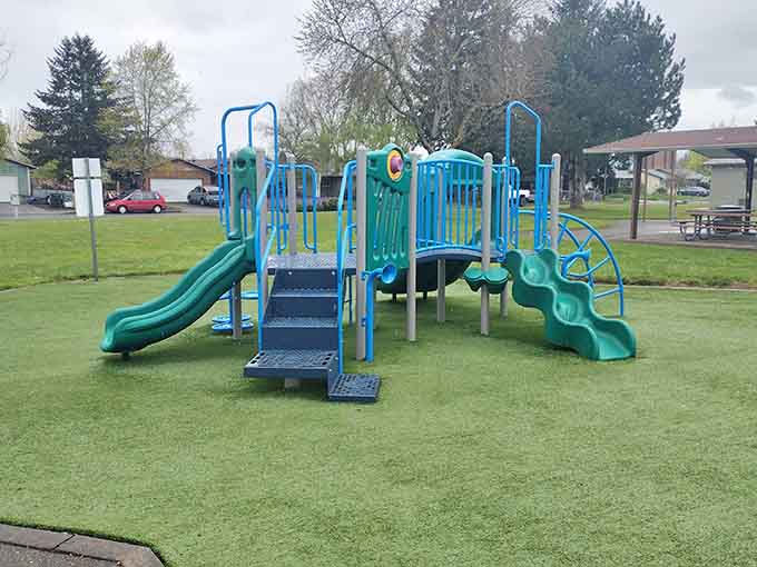Community playgrounds offer safe spaces for grandkids to burn energy while you enjoy Lebanon's fresh air.