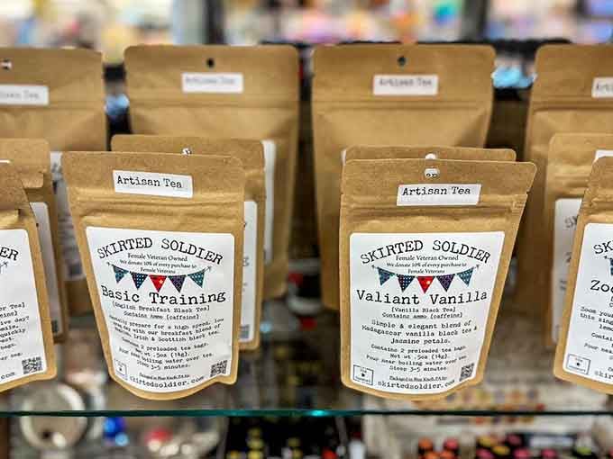 Artisan tea bags promise sophisticated sipping, because even your beverage choices deserve a little hometown craftsmanship.