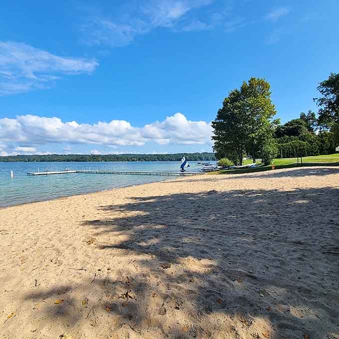 Nedow's Bay provides another slice of sandy paradise where your biggest decision is reapplying sunscreen.