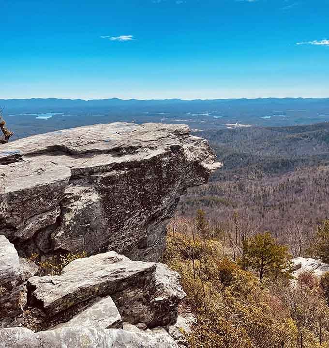 Standing on these ancient quartzite cliffs, you're literally on rocks older than your wildest imagination can comprehend.