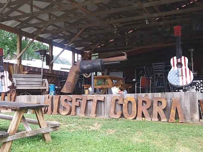 The Misfit Corral proves that even in a town without cars, there's still room for creative spirits and unique ventures.