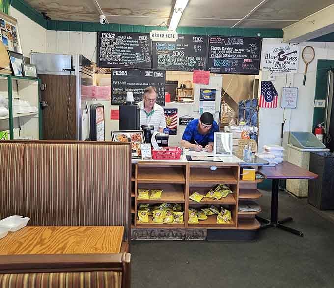 The ordering counter where dreams are spoken aloud and delicious reality soon follows on a plate.