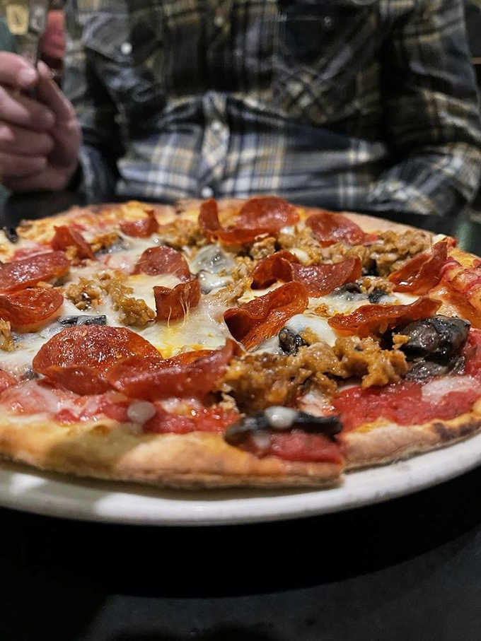 Even the pizza here gets the quality treatment, because a good restaurant doesn't phone anything in, ever.
