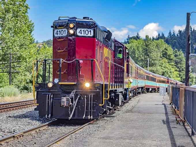 The full train experience awaits those who prefer their scenic tours with less pedaling involved.