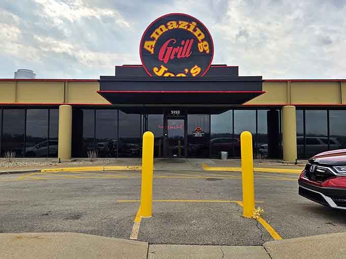 Amazing Joe's Grill stands ready to feed you without requiring a second mortgage payment.