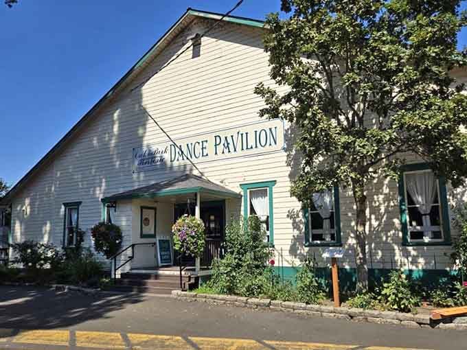 The Dance Pavilion stands ready to host everything from sock hops to wedding receptions with equal charm.