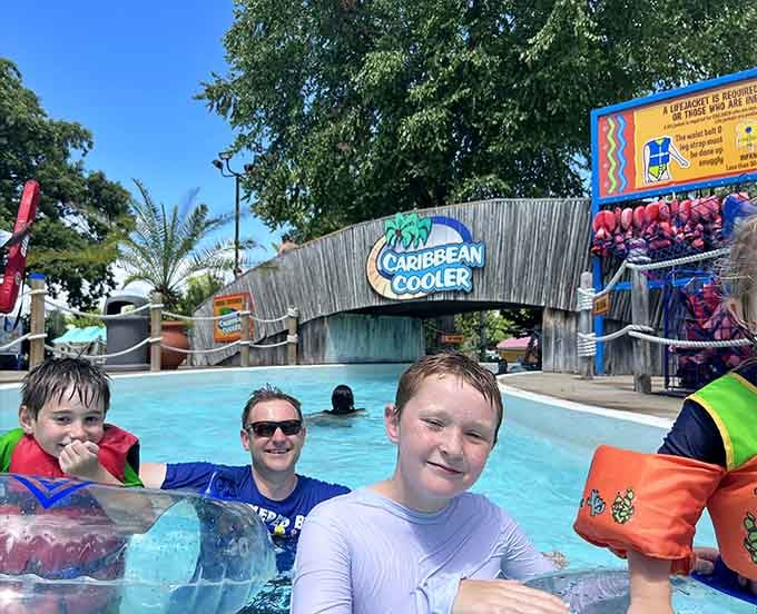 The Caribbean Cooler creates family memories one lazy float at a time, no passport required for this getaway.