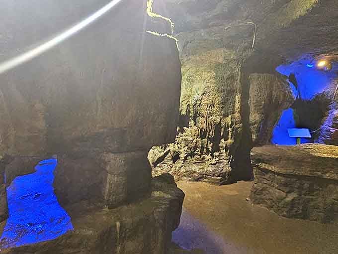 Columns and formations create an obstacle course carved by nature, not theme park designers or engineers.