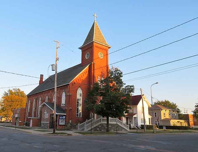 Beautiful churches anchor neighborhoods, their steeples reminding you that some communities still value tradition and togetherness over trends.